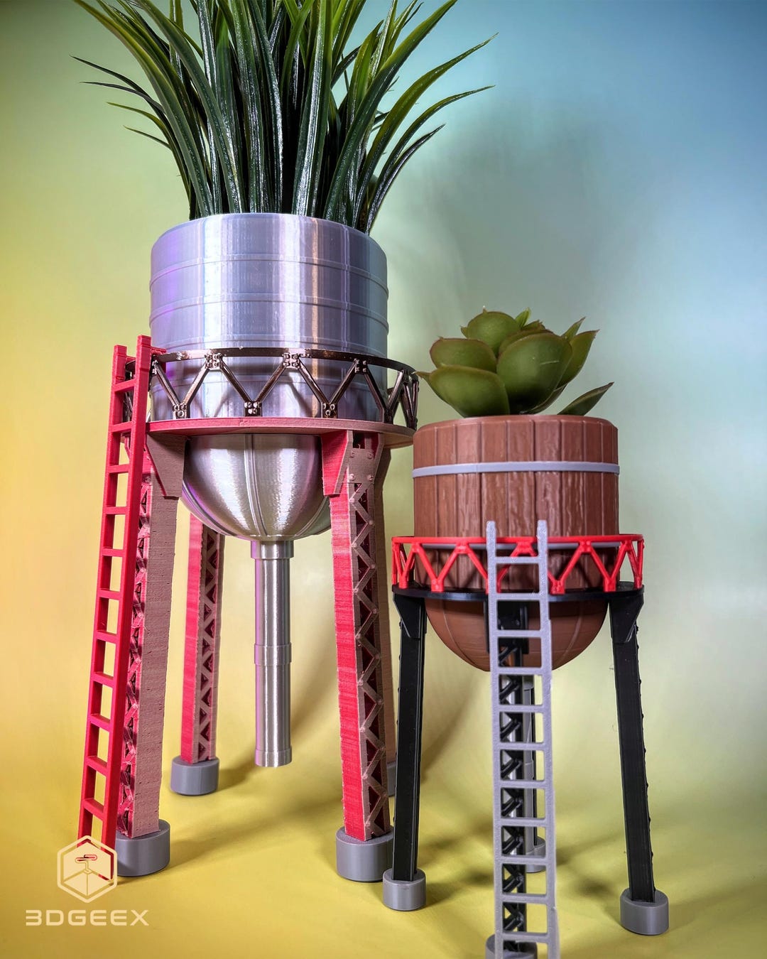 Water Tower Planter - Etsy