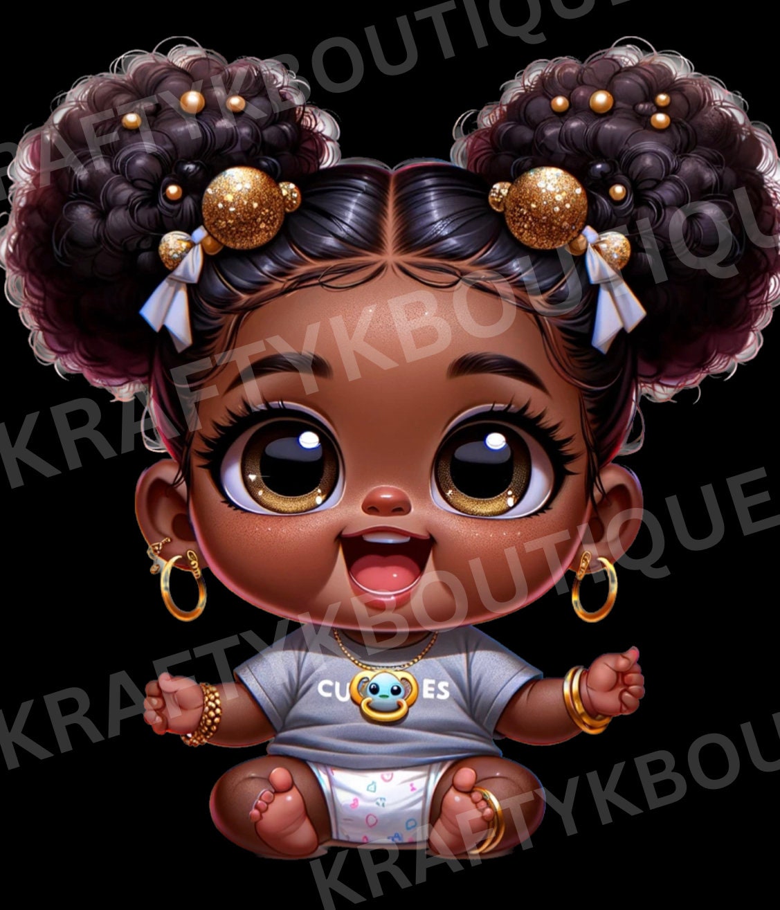 Gray,baby,girliedesign,digitalart, Podguide,instantdownload ...