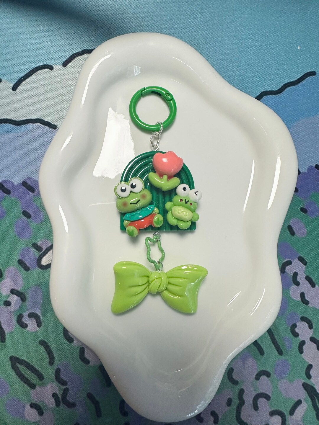 Keroppi Keychain - Etsy