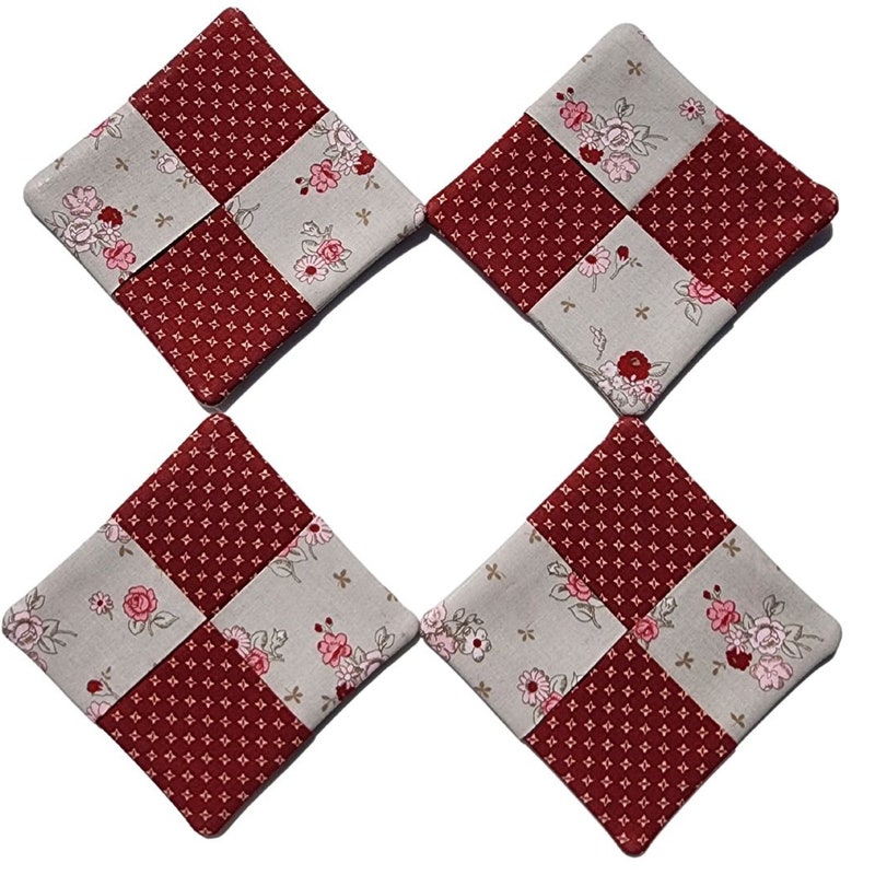 Fabric Coasters - Etsy