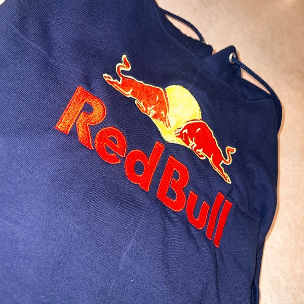 Mens Red Bull Hoodie - Etsy