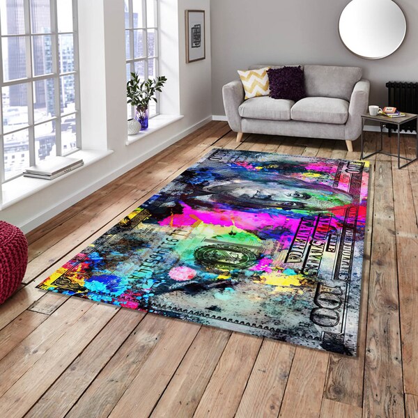 100 Dollars Bill Rug - Etsy