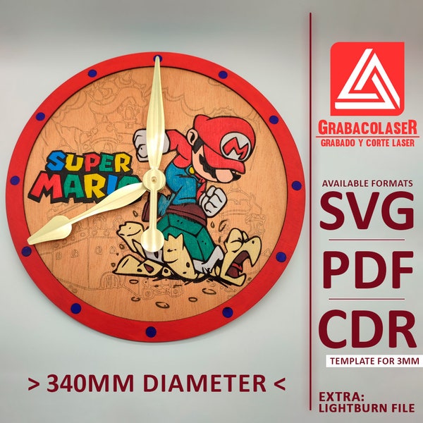Super Mario Bros Clock - Etsy