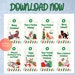 Printable Christmas Cat Gift Tags Cat Mom Gift Cat Lover - Etsy