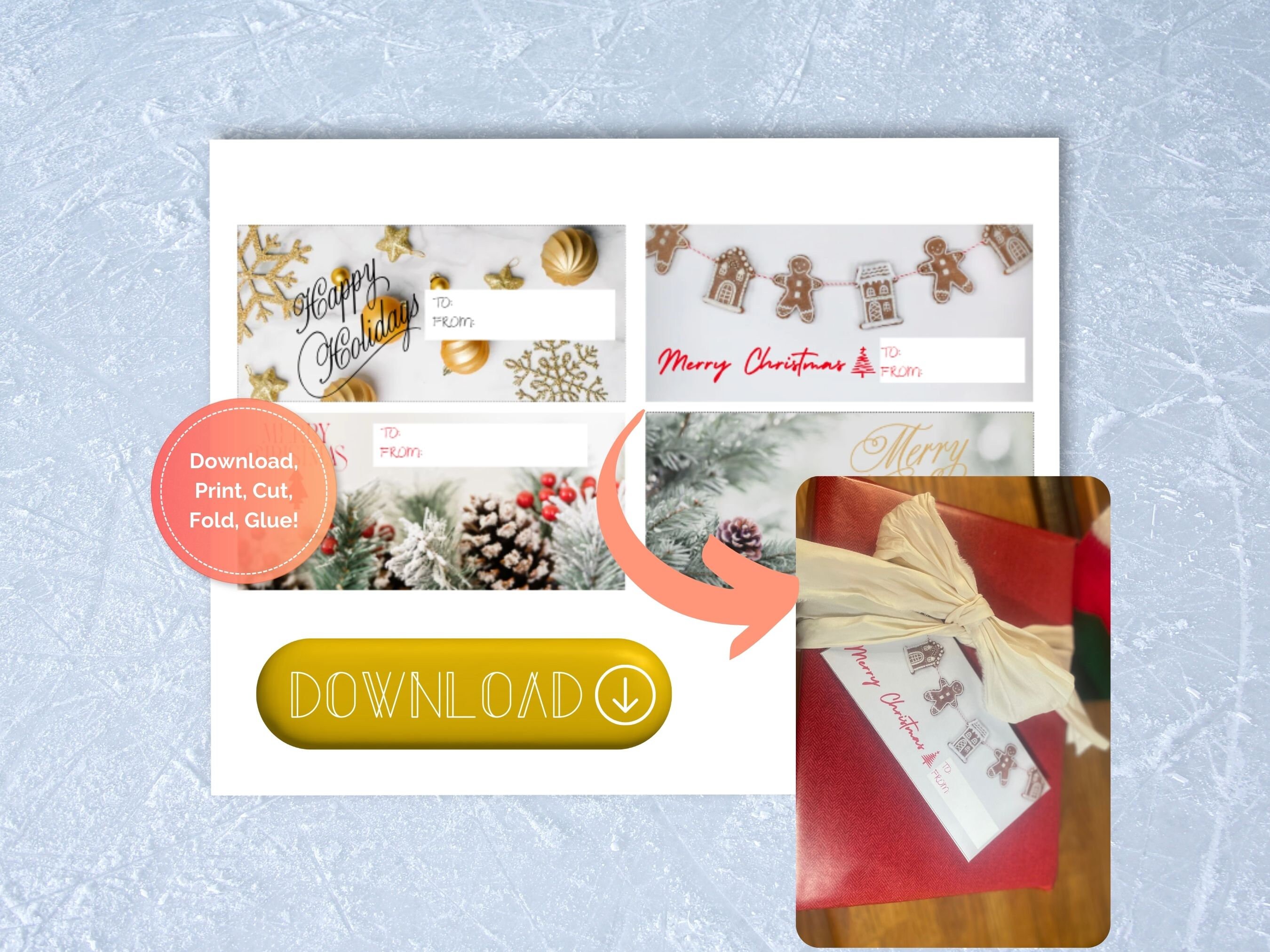 Printable Christmas Cash Envelope, Merry Christmas Cash Envelopes ...