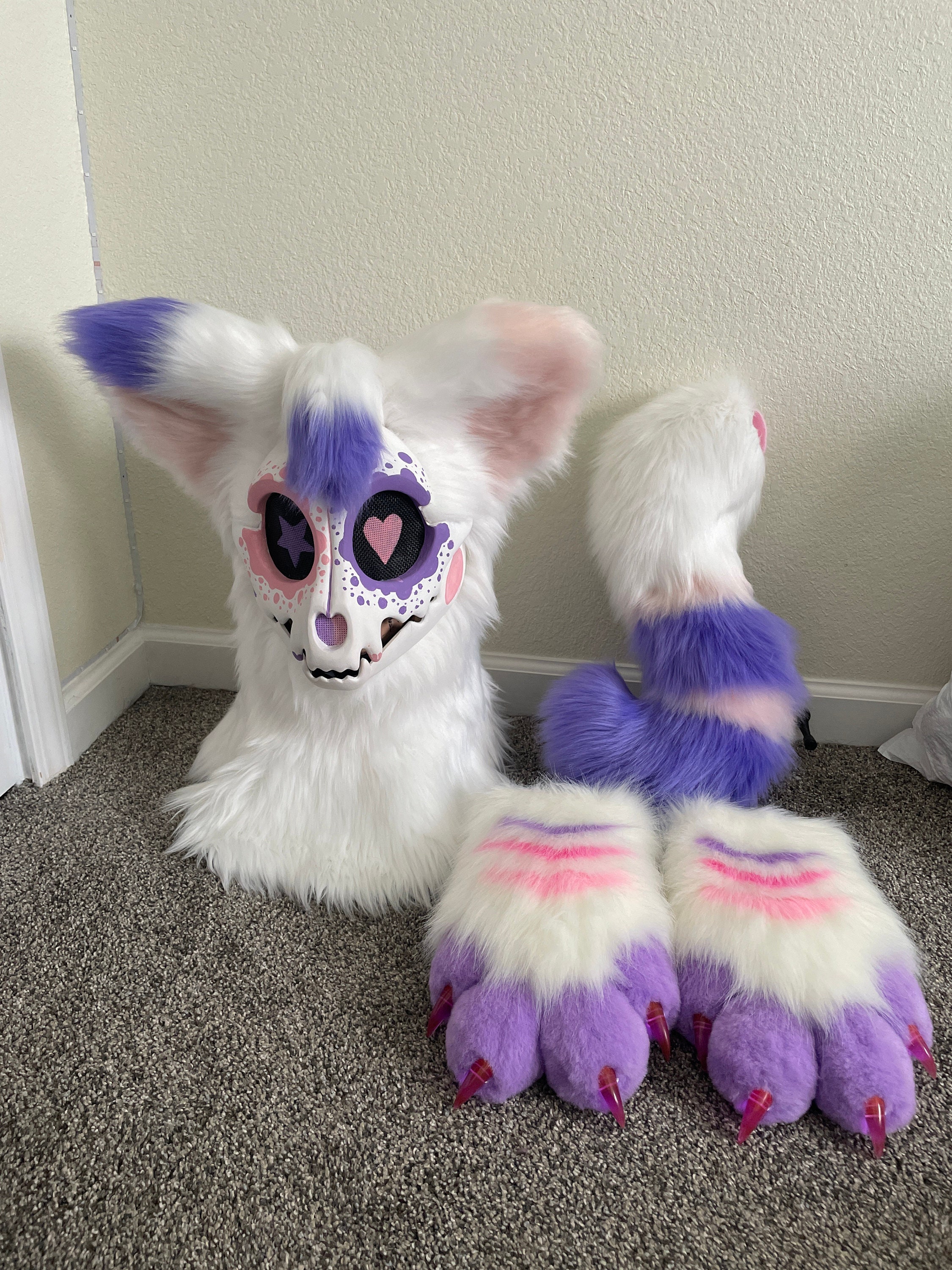 Fursuit Toony Skull Cat Full Partial - Etsy