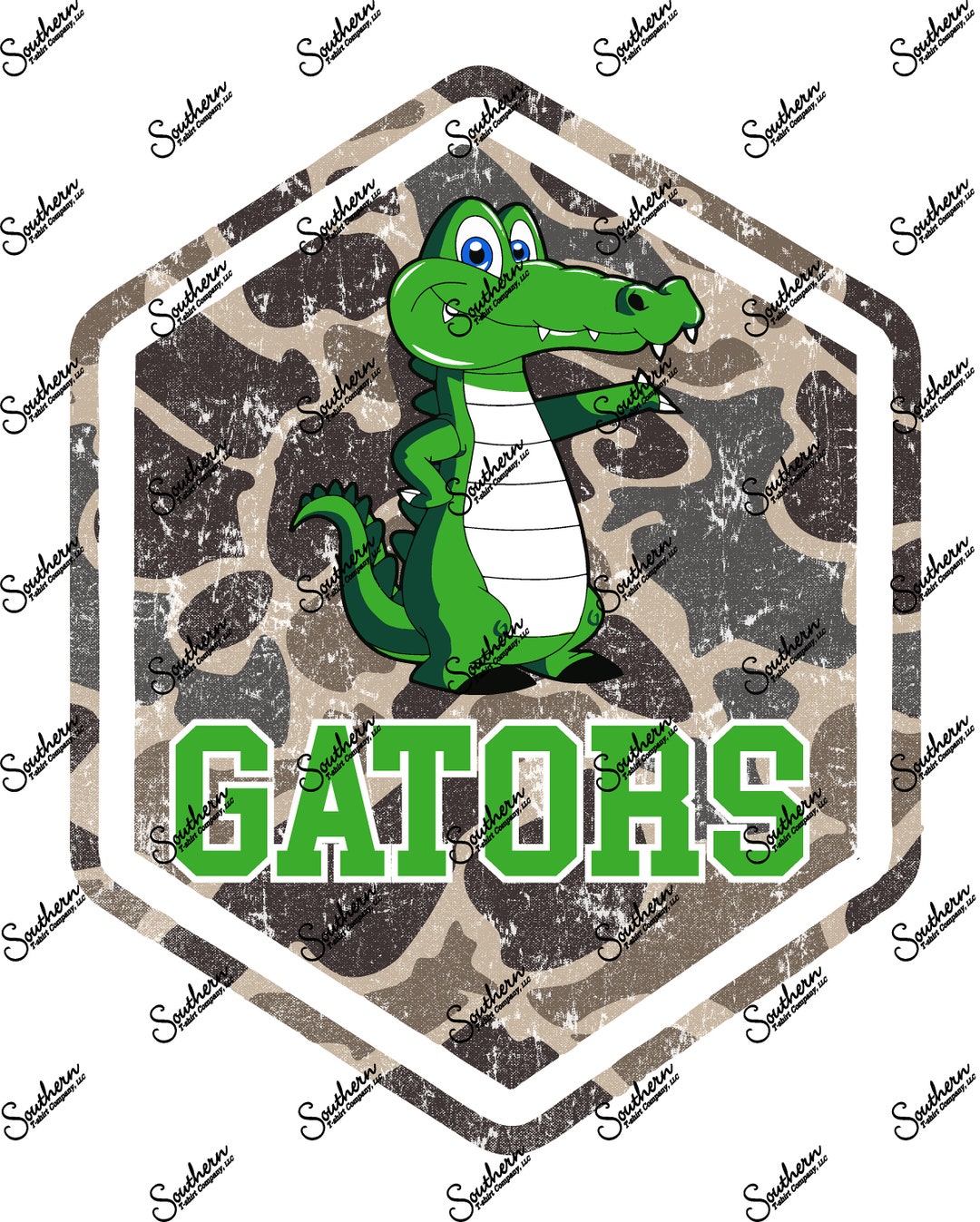 Camo Gator Design: Blank PNG, DTF Sublimation (digital Download) - Etsy