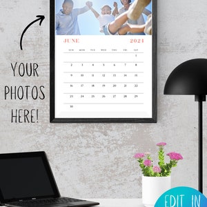 Custom Photo Calendar (2024), Personalized Calendar, 12 Month Calendar ...