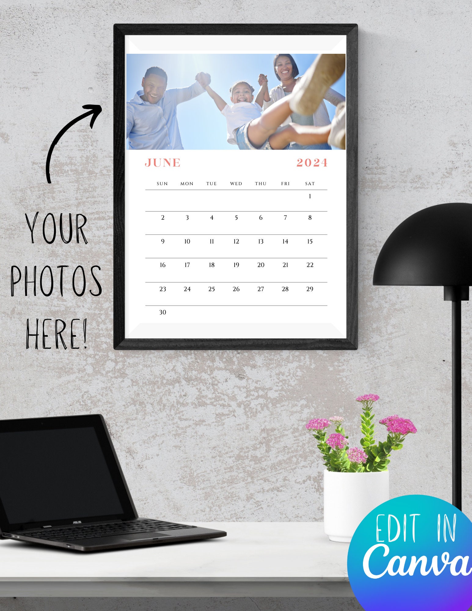 Custom Photo Calendar (2024), Personalized Calendar, 12 Month Calendar ...