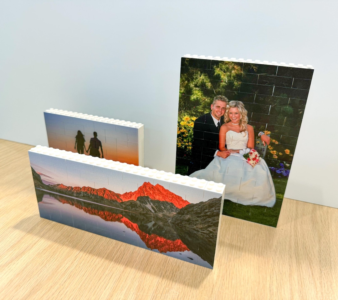 Building Block Puzzle With Your Image - in 4 Sizes With Thick Blocks ...