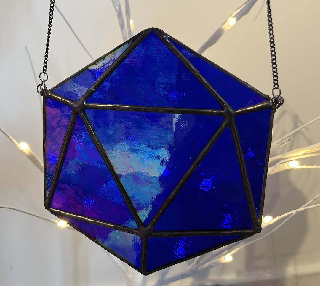 Stained Glass D20 Dice Available in Any Colour (dungeons & Dragons ...