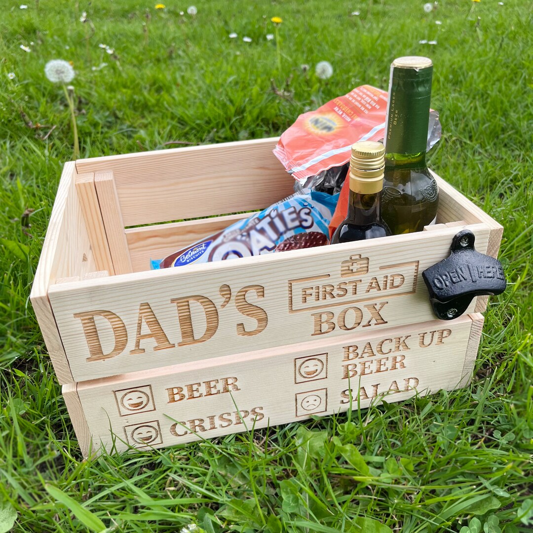 Personalized Snack Crate: Engraved Wooden Gift Box - Etsy