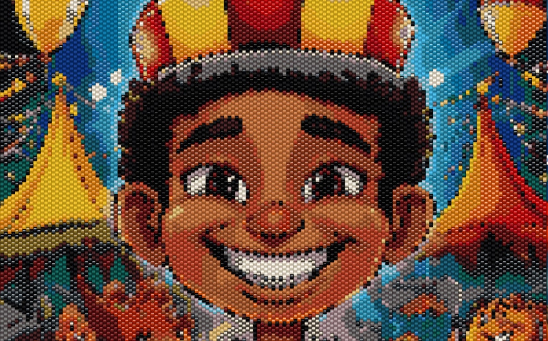 Carnival King Bead Pattern Digital Download - Etsy