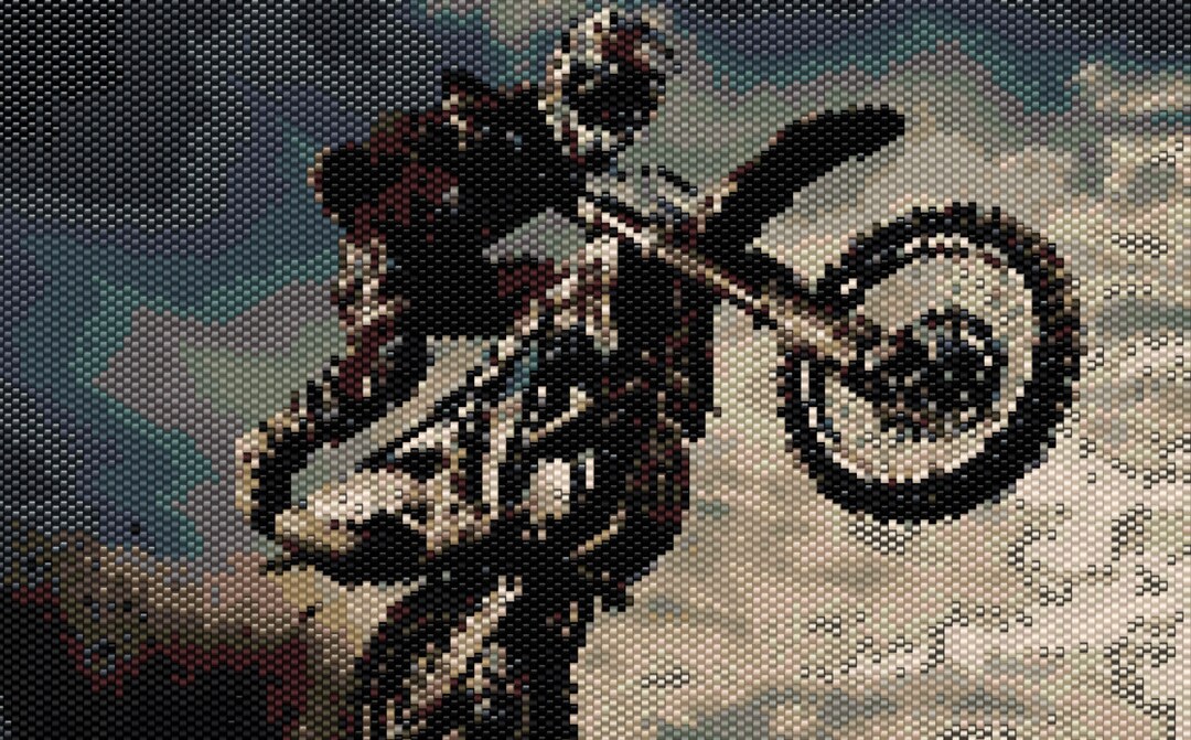 Motocross Dynamic Jump Bead Pattern Digital Download - Etsy