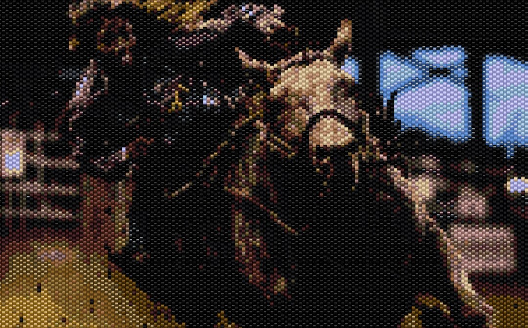 Rodeo Action Western Scene Bead Pattern Digital Download - Etsy