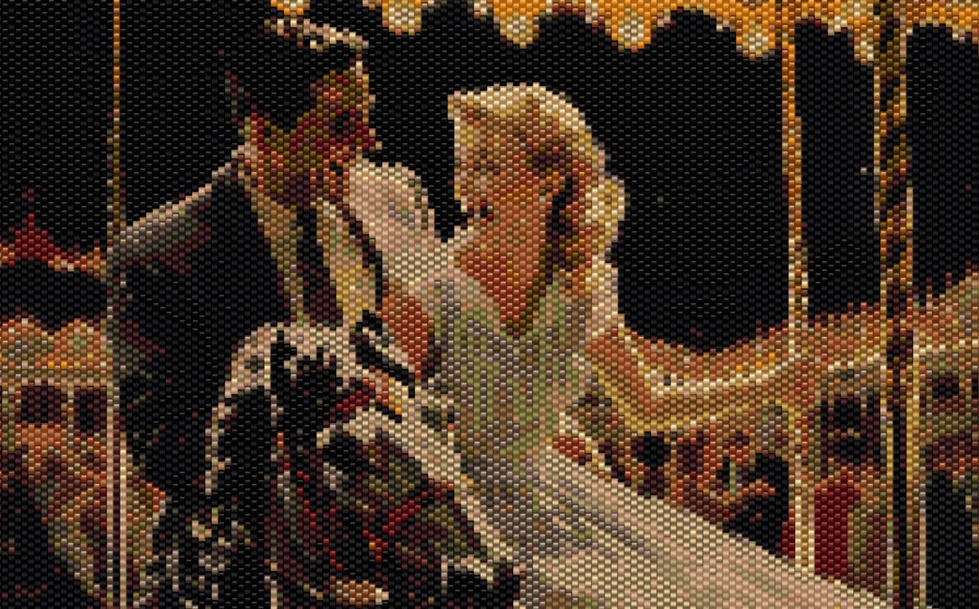 Retro Carousel Romance Bead Pattern Digital Download - Etsy