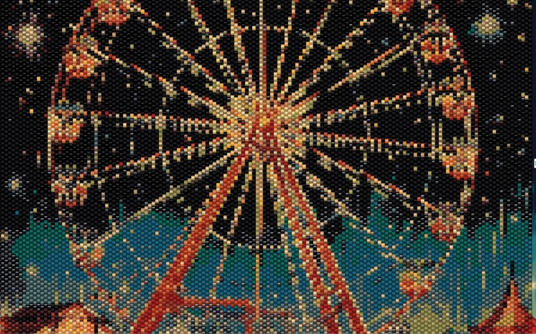 Carnival Glow Bead Pattern Digital Download - Etsy