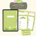 Cute Digital Notebook : Green Notebook With Hyperlink I Goodnote+ ...