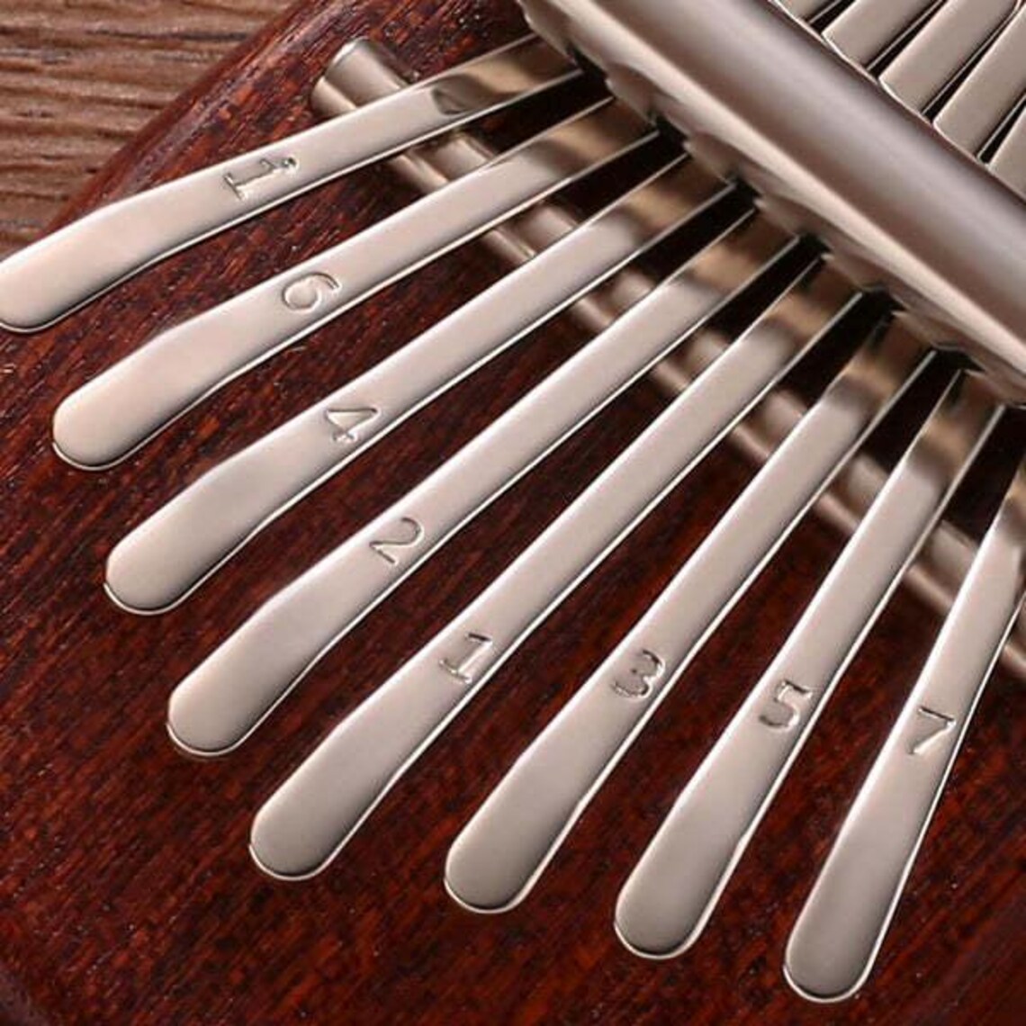 Personalized Engraved Name 8 Keys Mini Kalimba Thumb Piano, Custom Wood ...