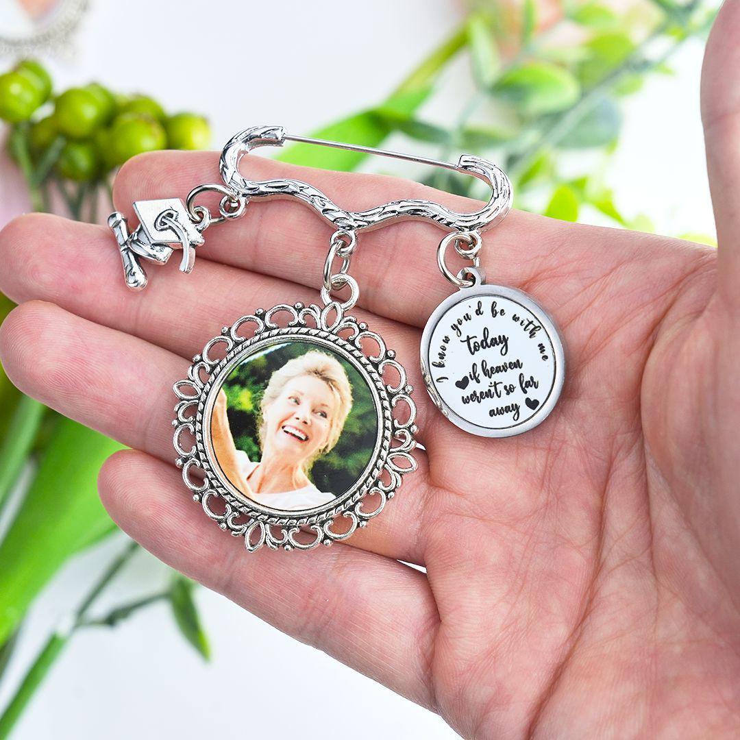 Personalized Graduation Cap Memorial Tassel Brooch Pin, Custom 2024 ...