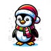 10 Clipart Bundle Christmas Penguins Digital Download for Scrapbooking ...