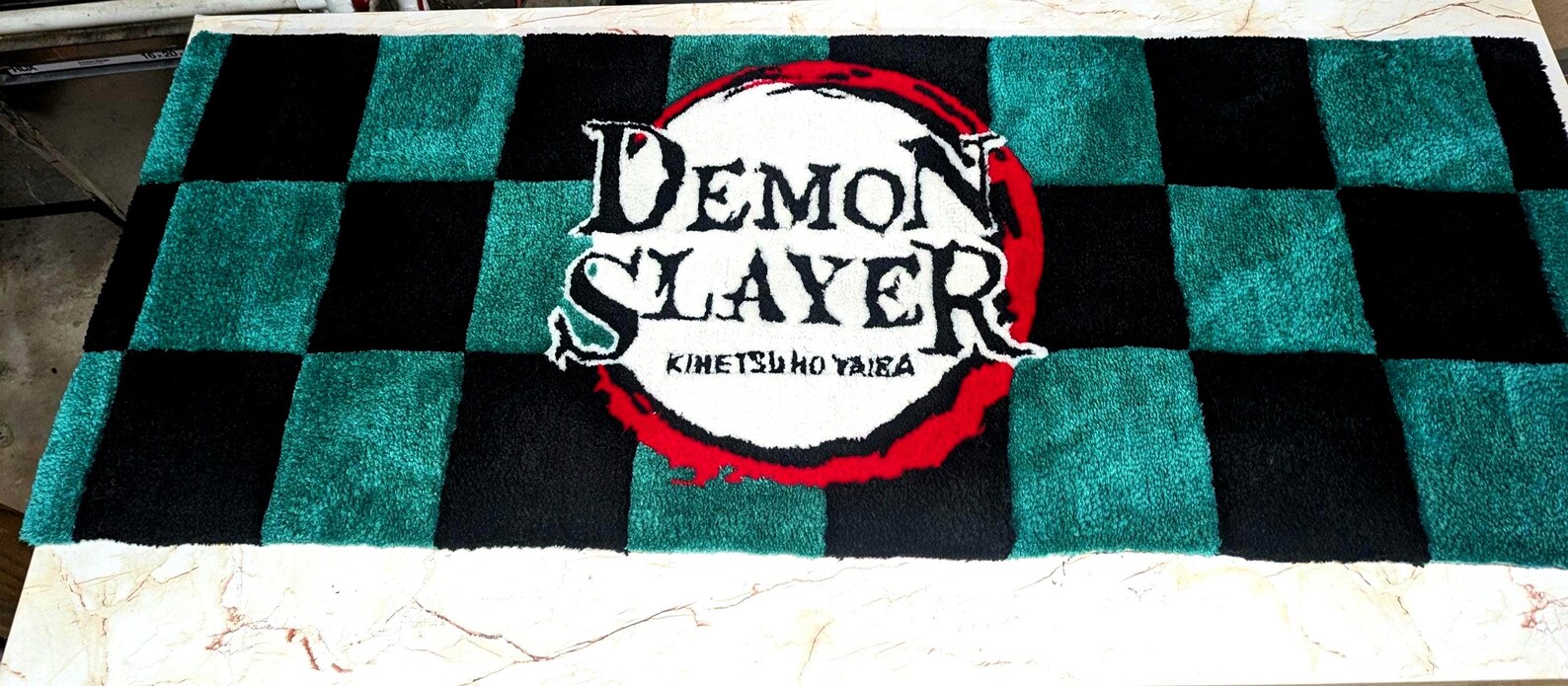 Custom Tufted Rug Demon Slayer 26 Inches by 42 - Etsy