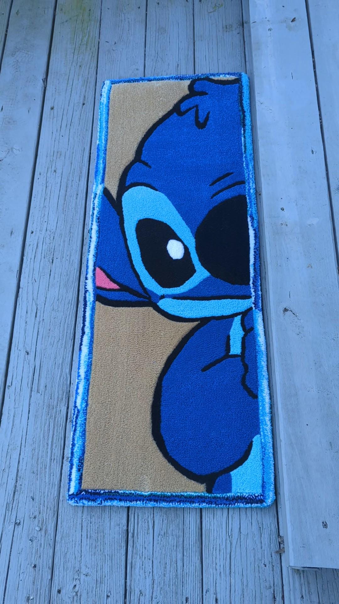 Lilo and Stitch Inspired Tufted Rug 45" X 17" - Etsy