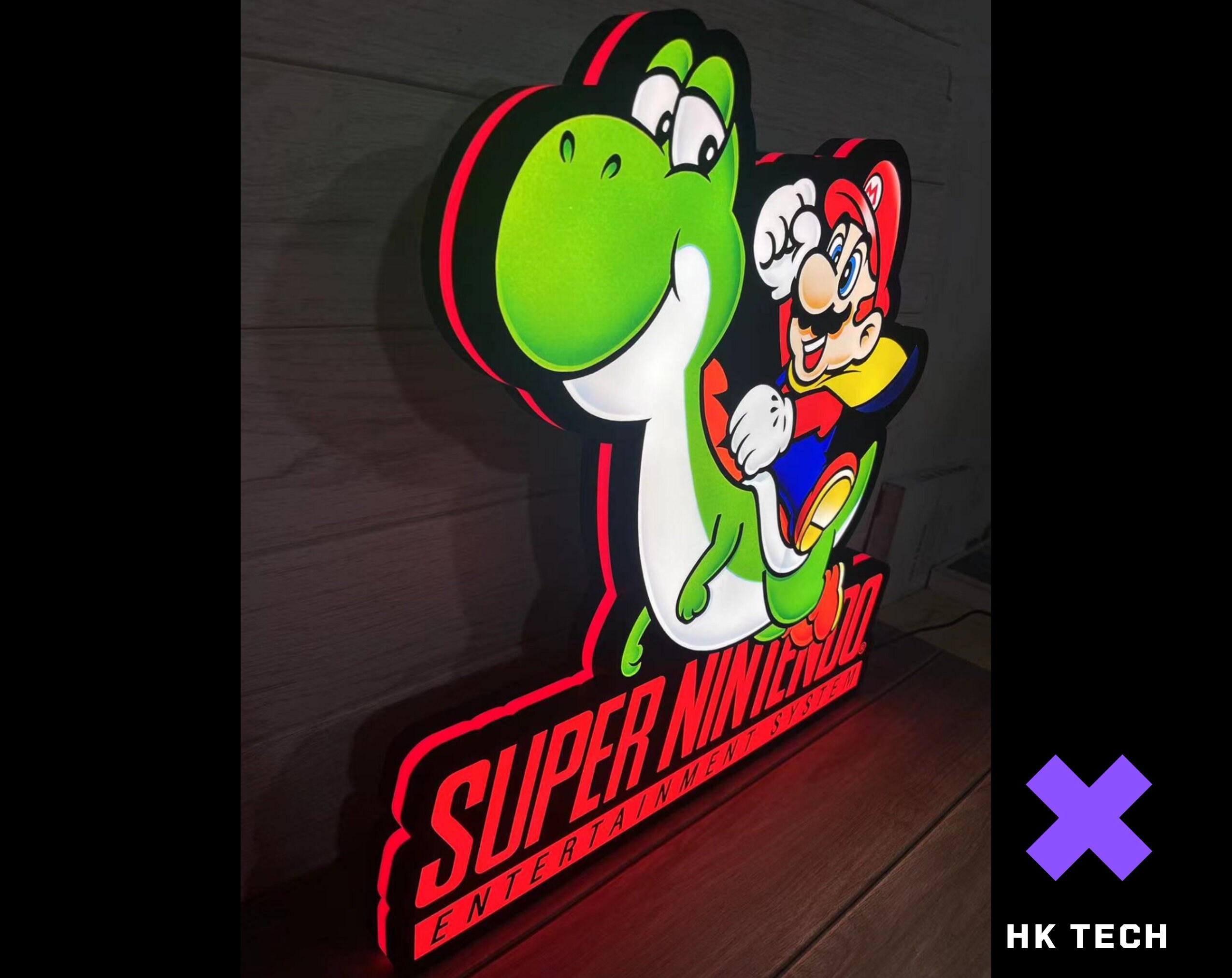 Classic Retro Gaming Neon Signs LED Light Box, Perfect for Game Room ...