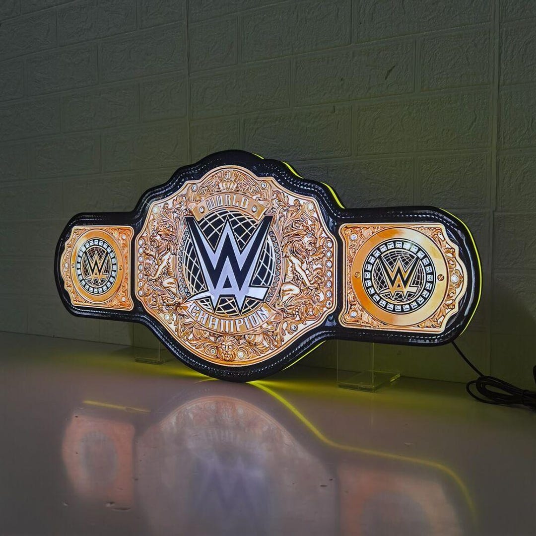 Pro Wrestling LED Light up Belt, Wrestling Championship Belt, Wresting ...
