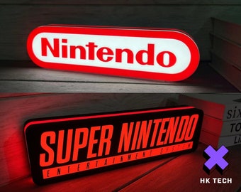 Nintendo Logo LED Light / Lamp / Shelf Decoration / Usb-type C - Etsy