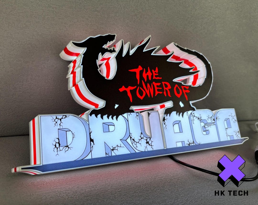 The Tower of Druaga LED Light Box, Perfect for Game Room, the Tower of ...