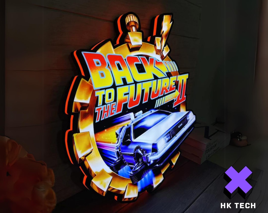 Classic Iconic Scifi Movie Logo LED Neon Light Box, Classic Family ...