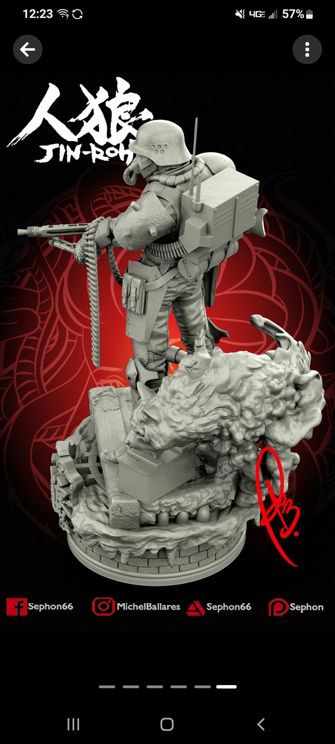 Jin-roh Model Kit Miniature Toy 100mm Unassembled and Unpainted High ...