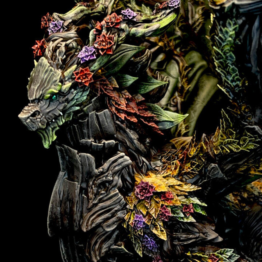 Ancient Fey Dragon 75 Underthwyn Custom 3D Prints, Tabletop Figures ...