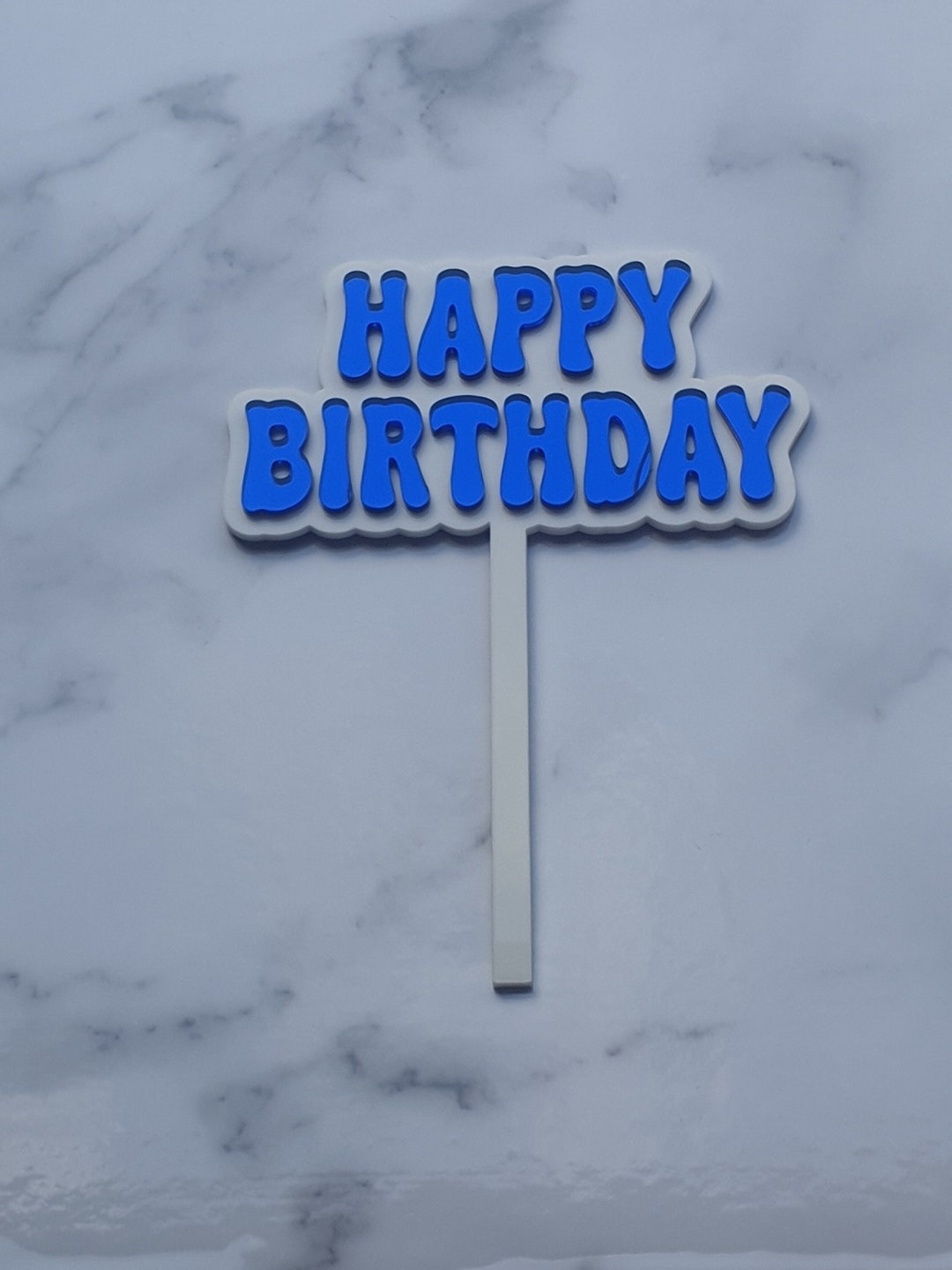 Happy Birthday Cake Topper Fropper - Etsy