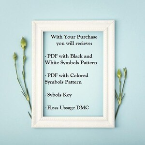 PDF Cross Stitch Pattern DMC, Pattern Keeper Compatible, Instant ...