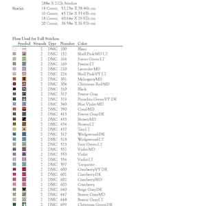 PDF Cross Stitch Pattern DMC, Pattern Keeper Compatible, Instant ...