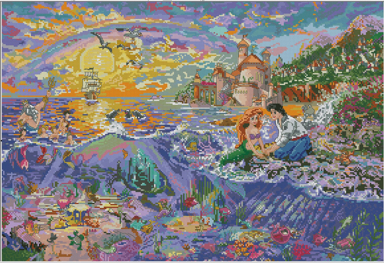 PDF Cross Stitch Pattern DMC, Pattern Keeper Compatible, Instant ...