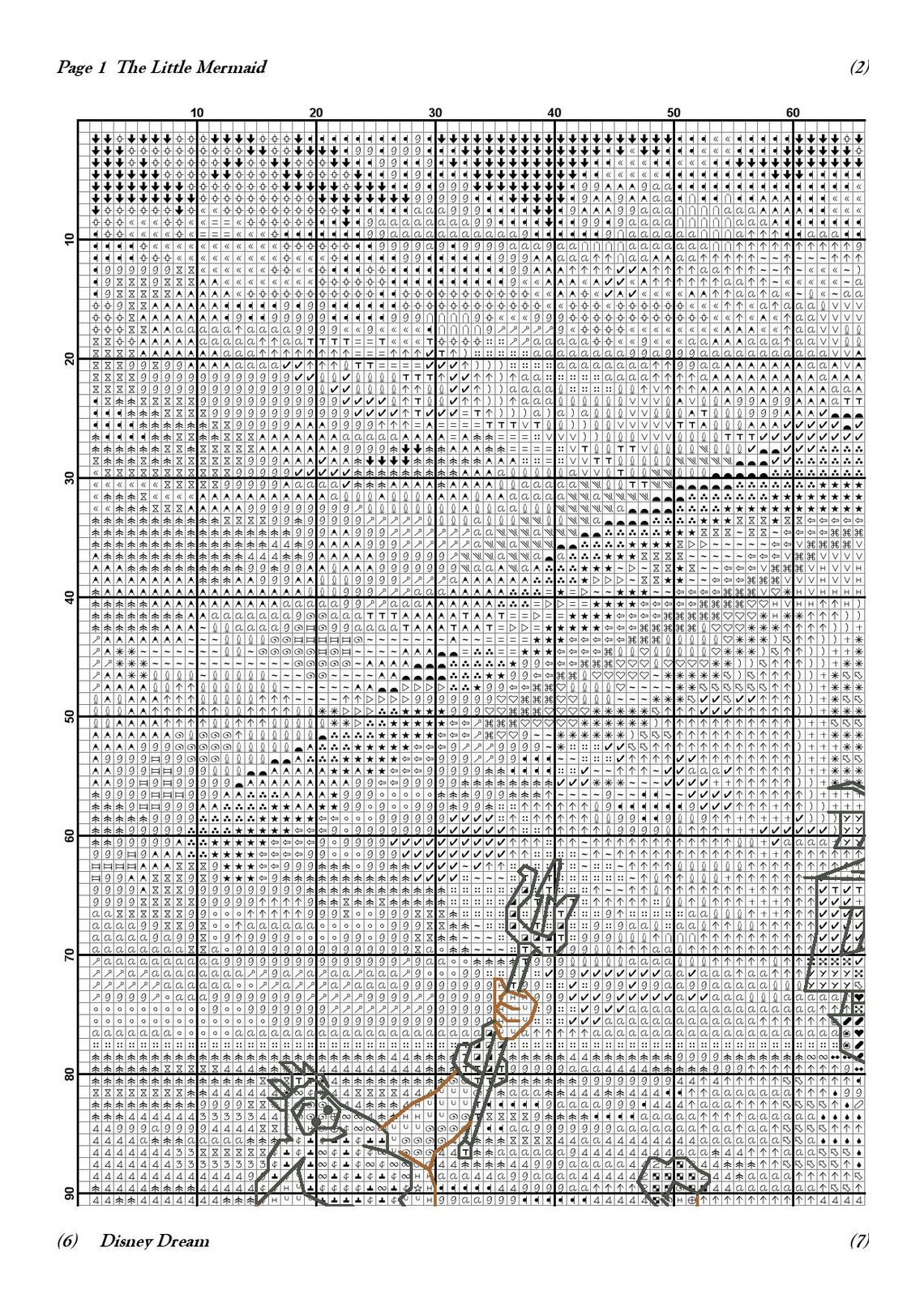 PDF Cross Stitch Pattern DMC, Pattern Keeper Compatible, Instant ...