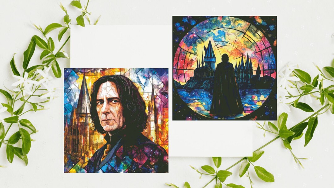 Bundle 2 Charts PDF Severus Snape Cross Stitch Pattern DMC, Pattern ...