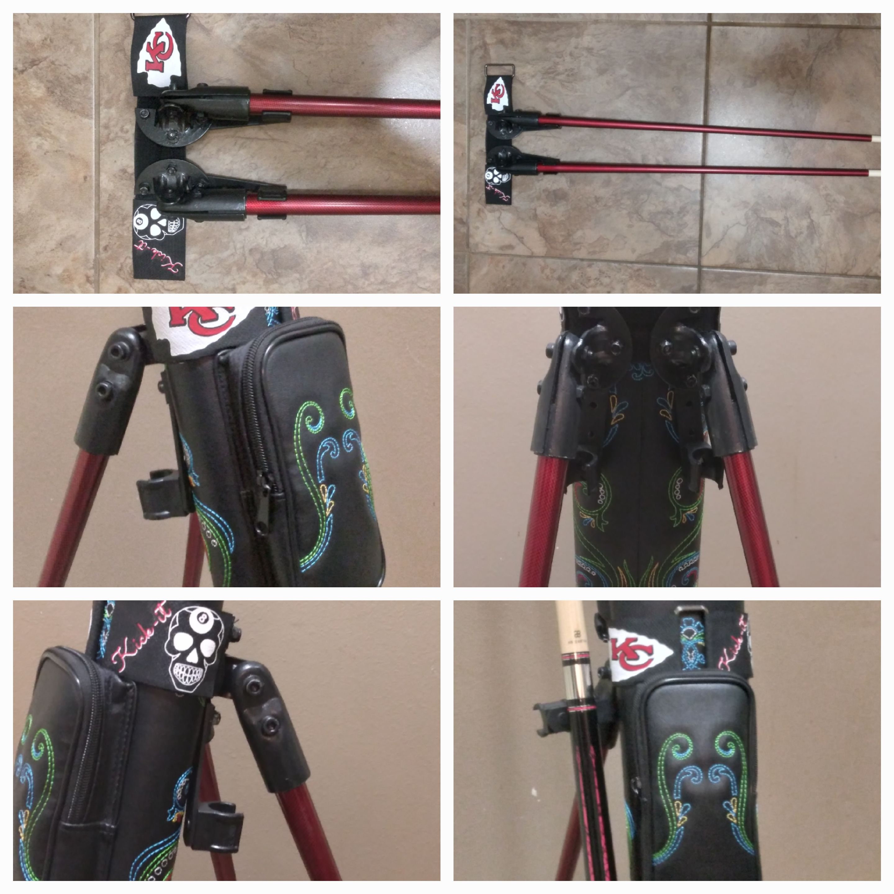 Kick-it Custom Pool Bag Stand - Etsy