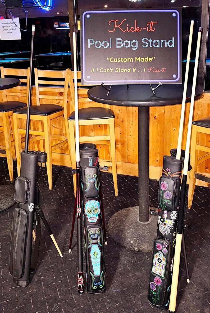 Kick-it Custom Pool Bag Stand - Etsy