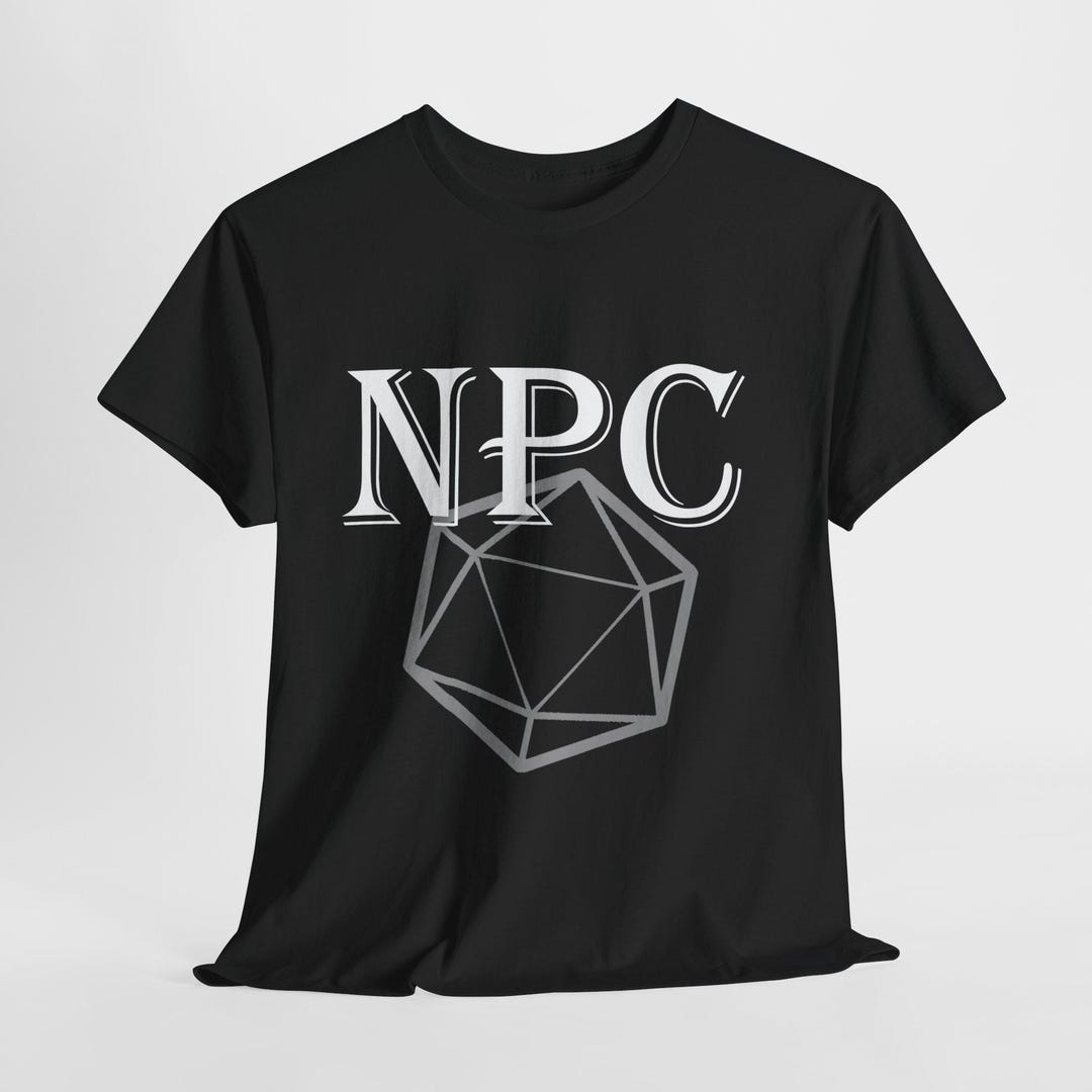D&D Pathfinder NPC T-shirt Great Gift for Your Nerd Geek or Role ...