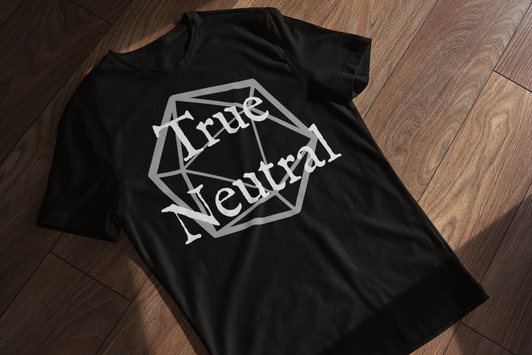 True Neutral D&D Alignment Unisex Heavy Cotton Tee - Etsy