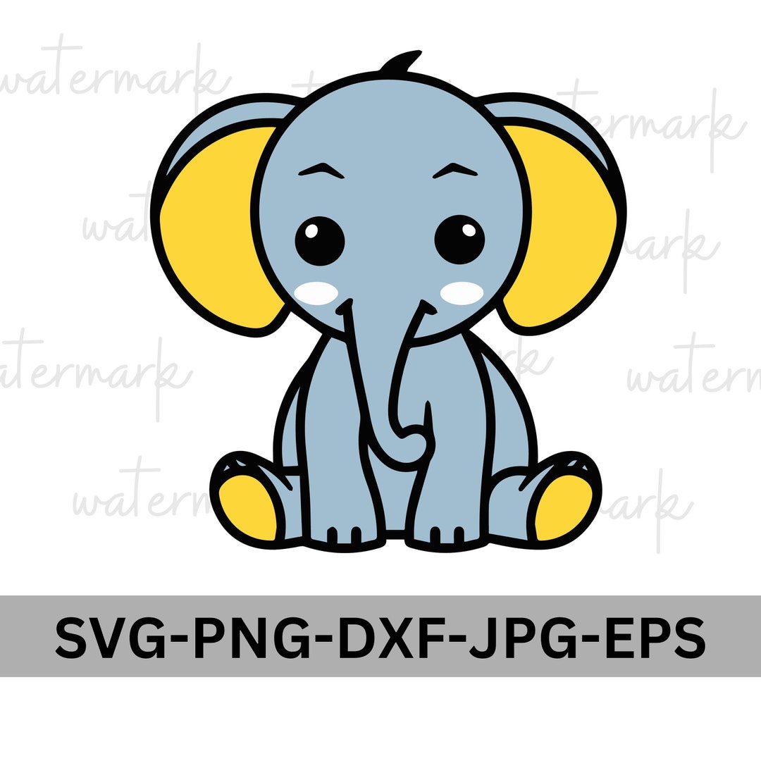 Baby Cute Elephant SVG Cut File Sweet Elephant Shirt Baby Bodysuit ...