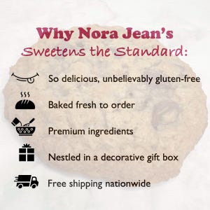 Nora Jean's Gluten-free Oatmeal Chocolate Chip Cookies in Gift Box - Etsy