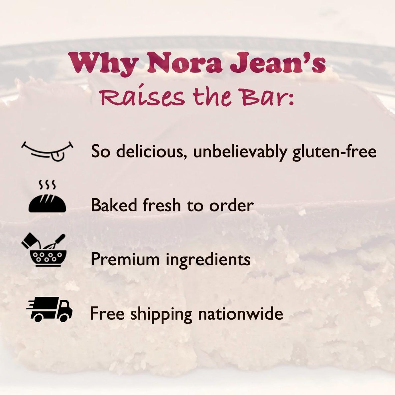 Nora Jean's Gluten-free 8"x8" Pan of Peanut Butter Bars - Etsy