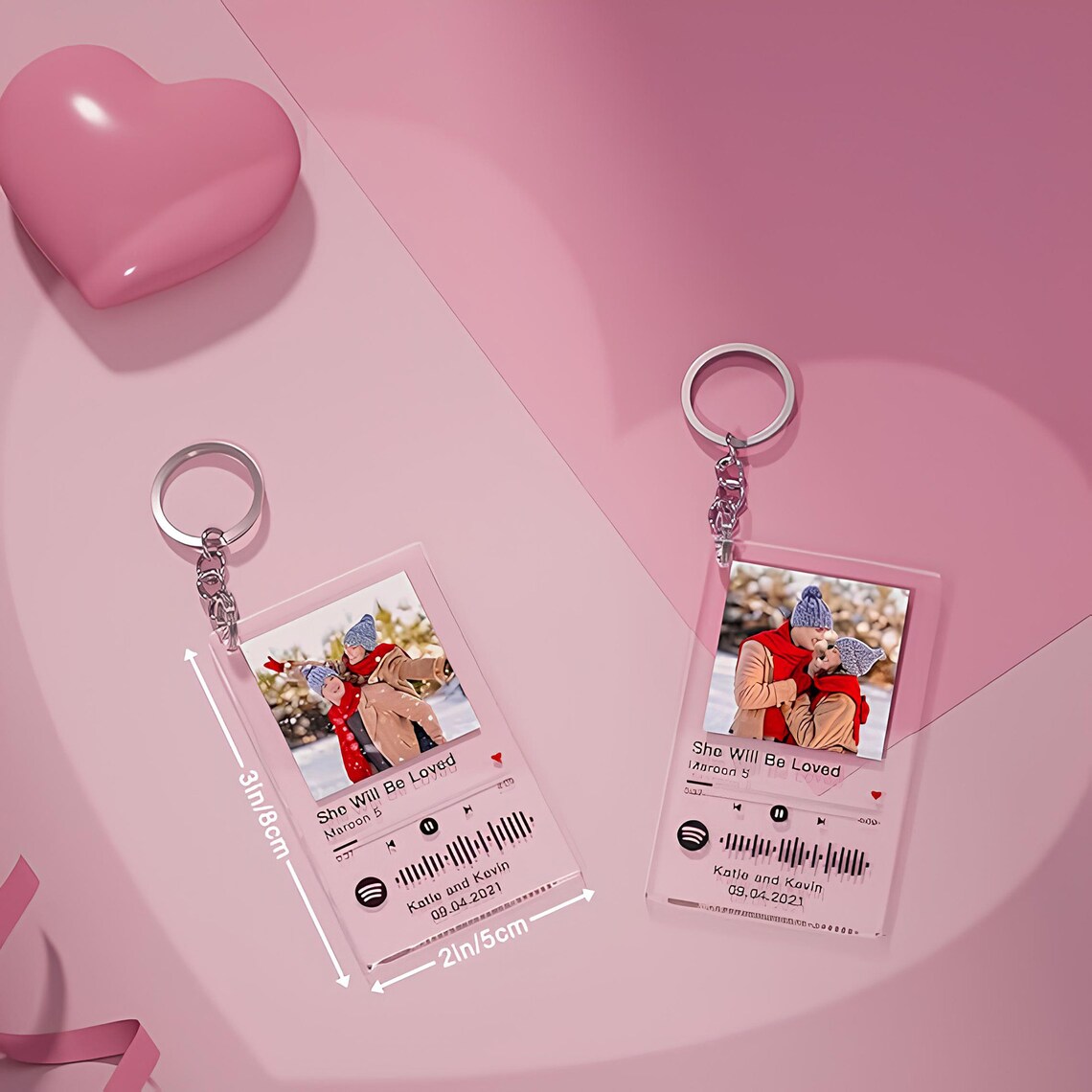 Personalised Keyring,custom Spotify Music Song Keychain,personalized ...