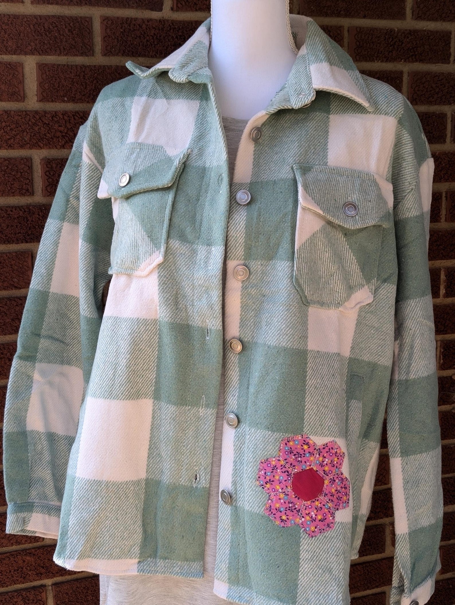 Simple Shacket Quilt Block Accent Women's Medium - Etsy