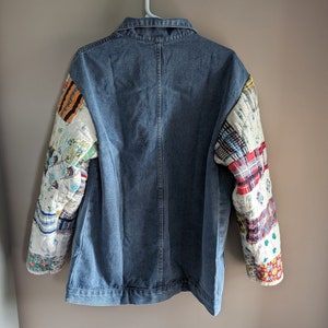 Quilt Jean Jacket Small + Medium - Etsy